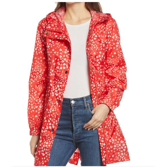 Joules | Jackets & Coats | New Joules Golightly Jacket In Red Heart ...
